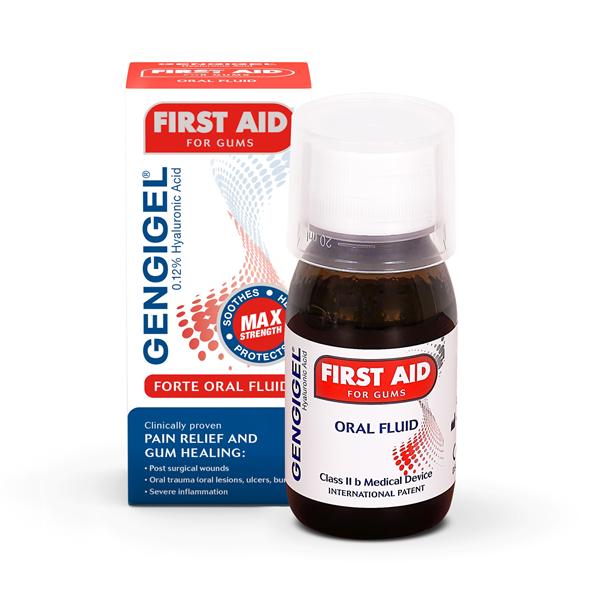 Gengigel contains hyaluron, which is naturally present in the body