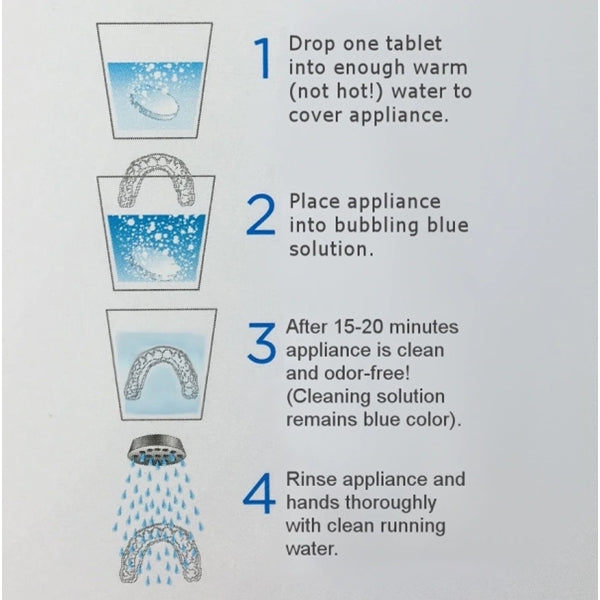 Brite Cleaning Tablets For Invisalign, Retainer, Mouth Guard