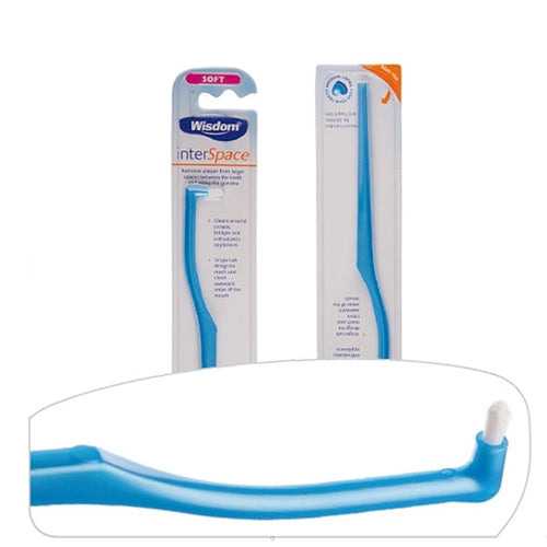 Wisdom Interspace Soft Toothbrush|Single Tuft Toothbrush