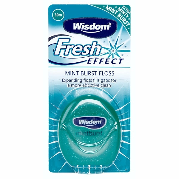 Wisdom Fresh Effect Mint Floss | Dental Floss With Fluoride